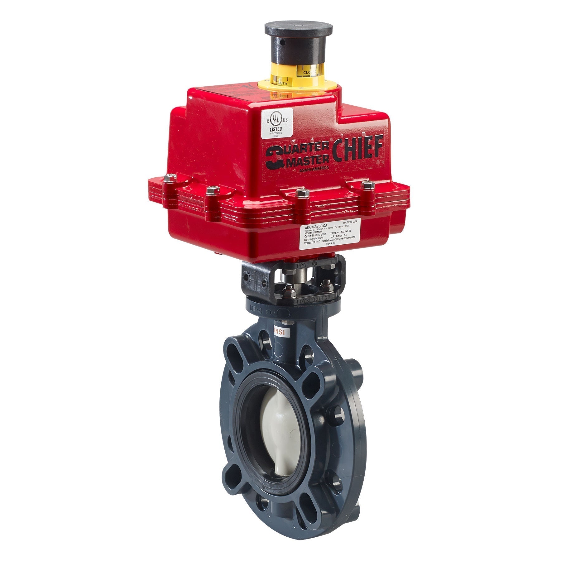 Pvc Series 92 Electric Actuated Butterfly Valve